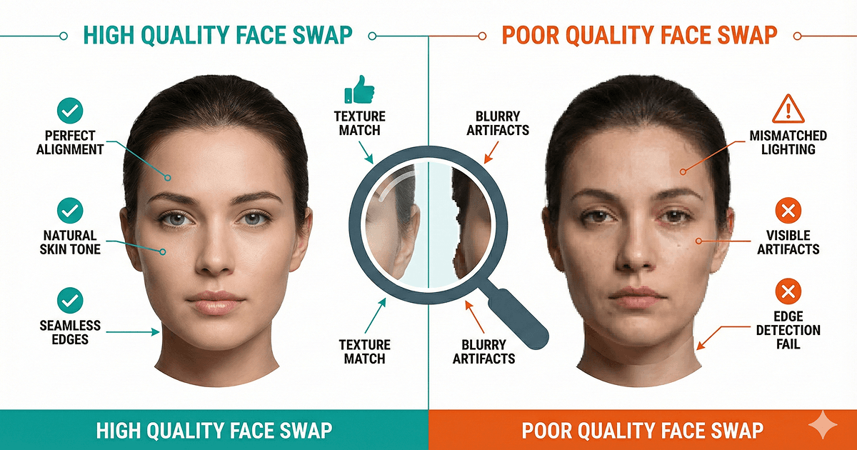 Why Some AI Face Swaps Look Amazing and Others Look Terrible: Quality ...
