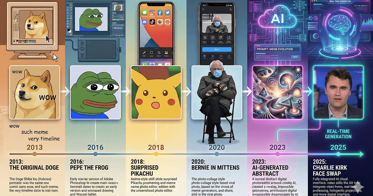 From Doge to Kirkify: A Decade of Internet Memes That Shaped Culture